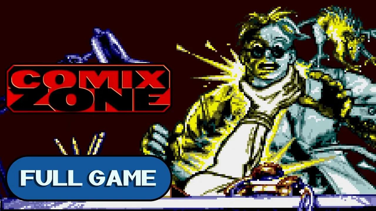 Comix Zone GENESIS MEGA DRIVE FULL GAME Longplay Gameplay Walkthrough ...