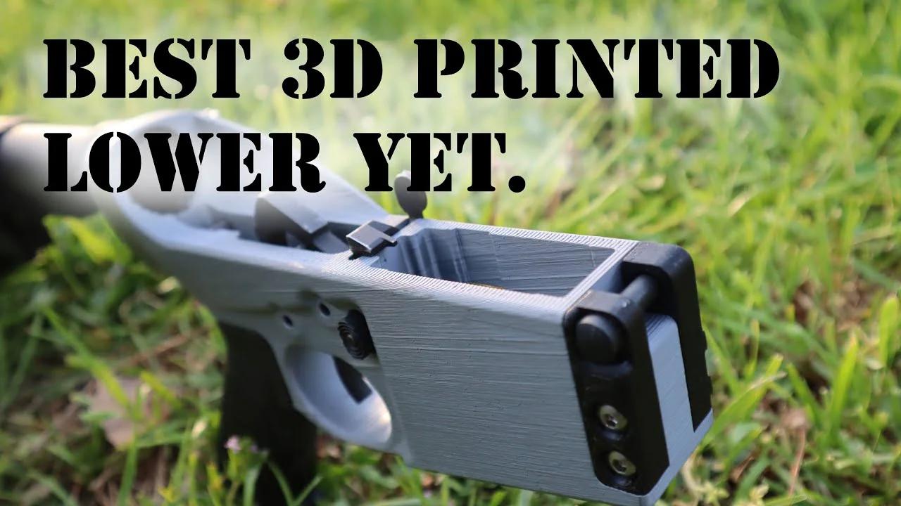 A Look At My Latest 3D Printed AR-15 Lower