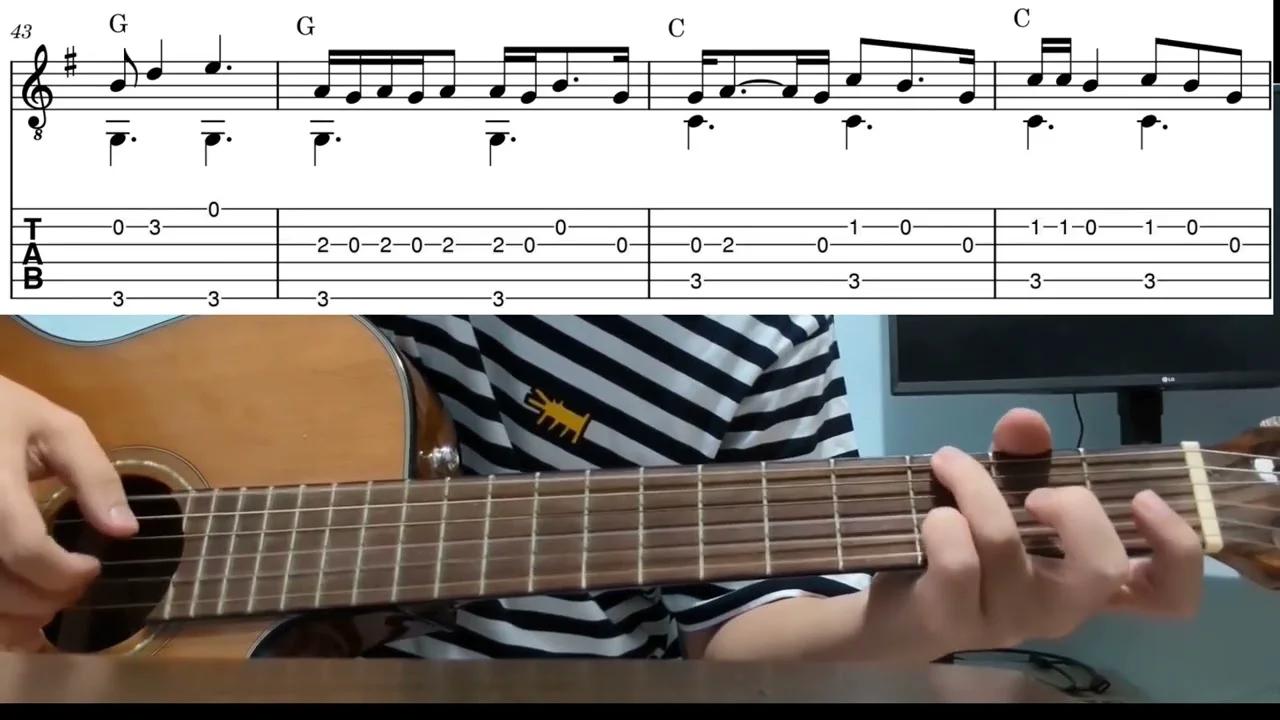 Die With A Smile (Bruno Mars & Lady Gaga) - Easy Fingerstyle Guitar ...