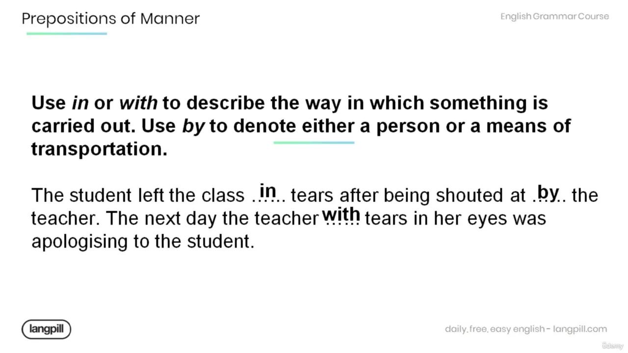 002 Review it! Prepositions of Manner