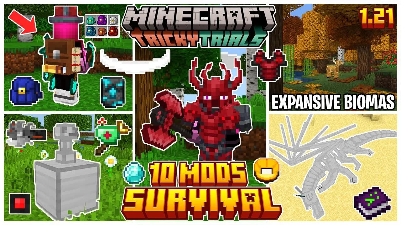 LOS 10 MEJORES ADDONS [MODS] Para Minecraft PE/Bedrock 1.21