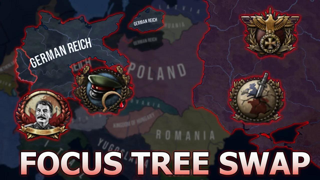 What If Germany And The Ussr's Focus Trees Swapped - HOI4 Timelapse