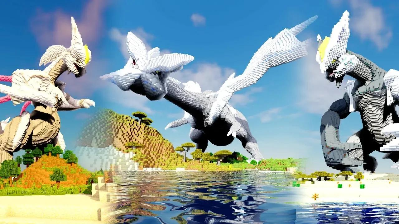 Minecraft Kyurem Build Schematics - Pokemon