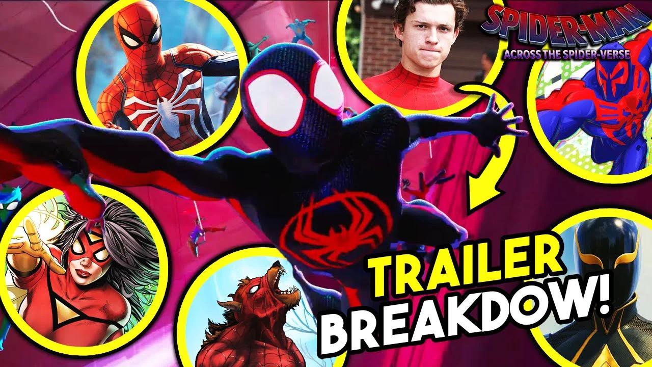 SPIDER-MAN Across The Spider-Verse Trailer BREAKDOWN! Every Spider-Man, Easter Eggs & Hidden Details
