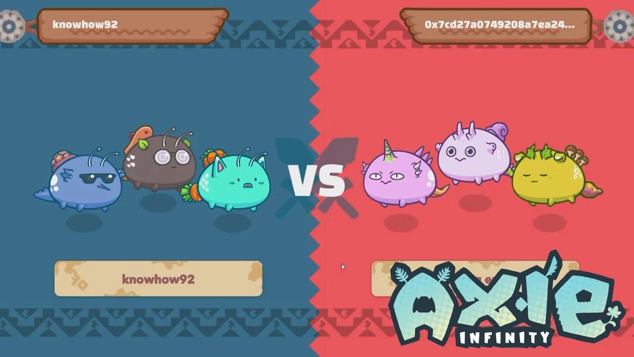Axie Infinity - "Laggy" Arena Gameplay