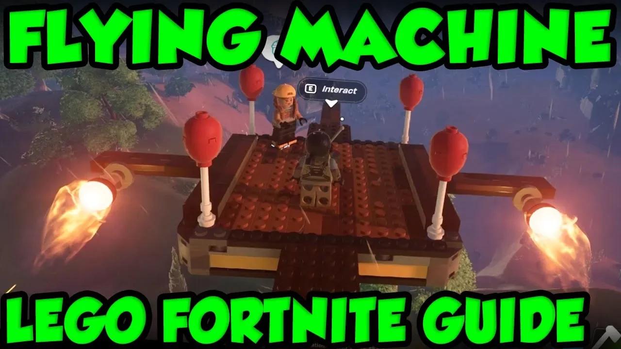 THE BEST WORKING AIRCRAFT IN LEGO FORTNITE?! Lego Fortnite Flying ...