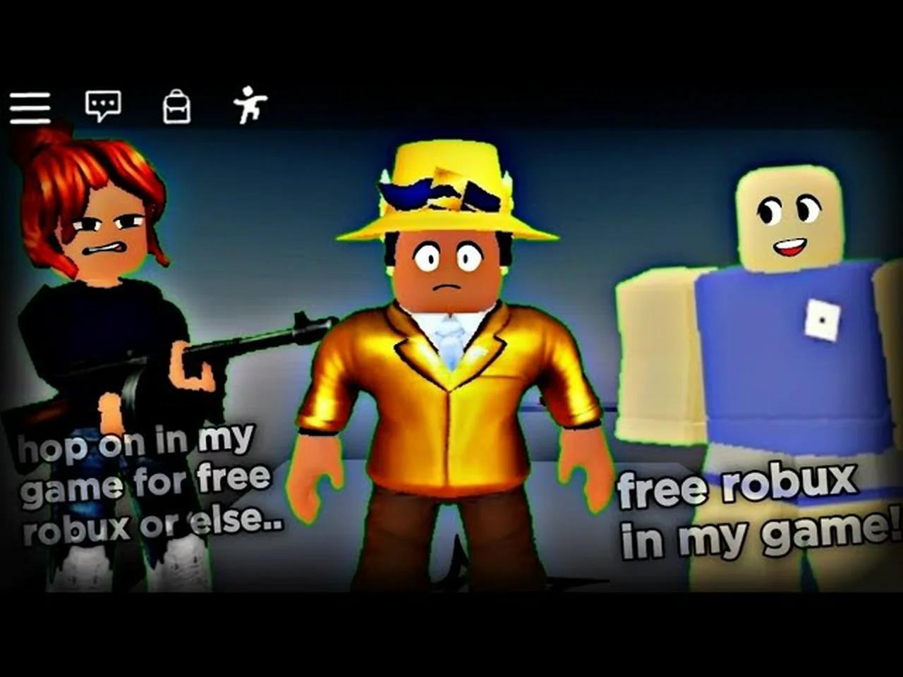 ROBLOX FREE ROBUX SCAM GAMES dumb edits