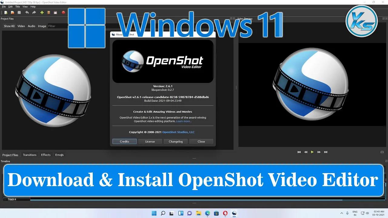 How To Download And Install OpenShot Video Editor 2.6.1 On Windows 11 ...