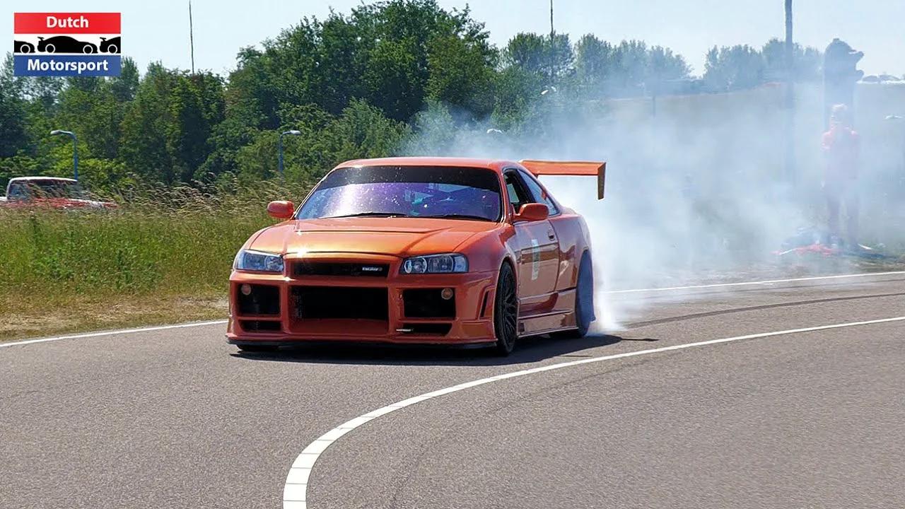 Modified Cars Accelerating! - Skyline, Gallardo, Lancer Evo, Cayman GT4 ...