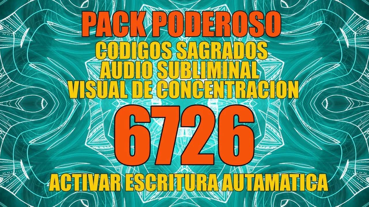 🧙‍♂️ PACK PODEROSO CÓDIGOS SAGRADOS + AUDIO SUBLIMINAL + VISUAL ACTIVAR ESCRITUA AUTOMATICA 6726