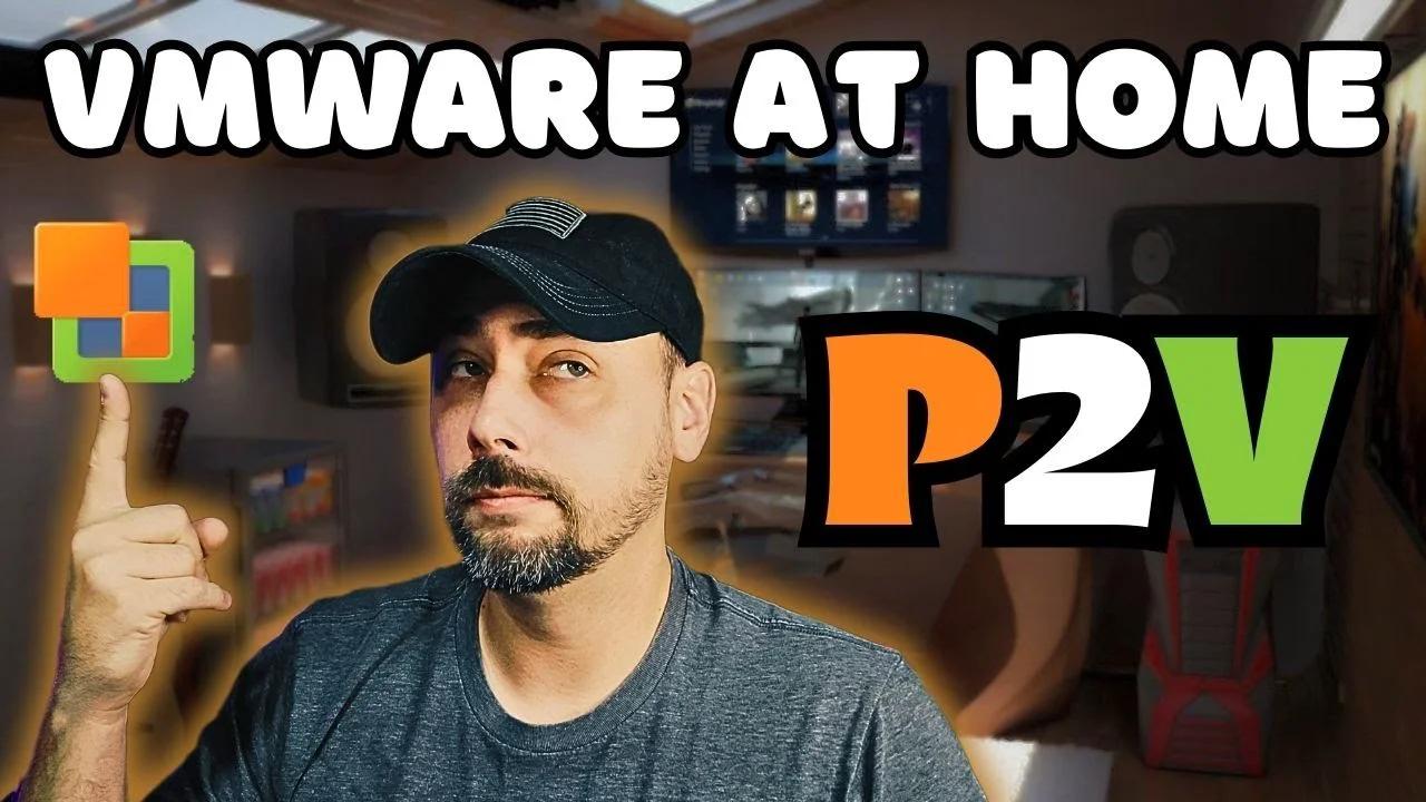 Physical to Virtual Migration (P2V) vCenter Converter| VMware at Home