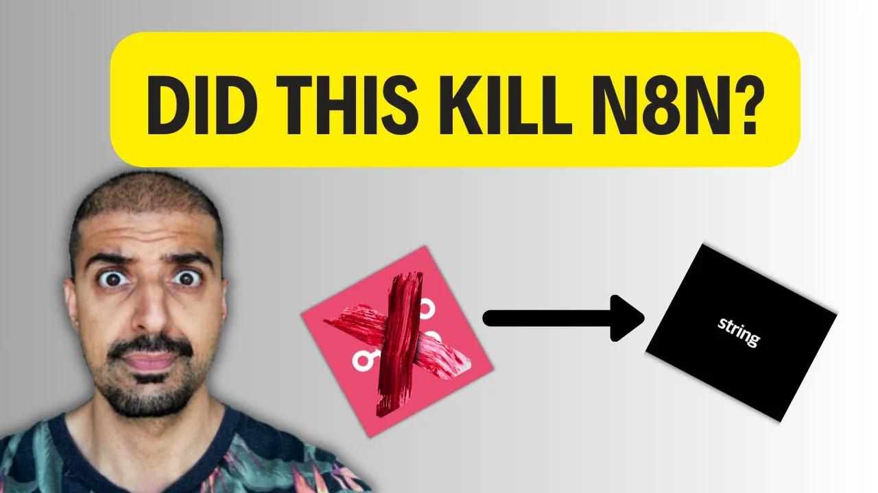 Goodbye n8n? This AI Tool Builds Agents From One Prompt (String Tutorial)