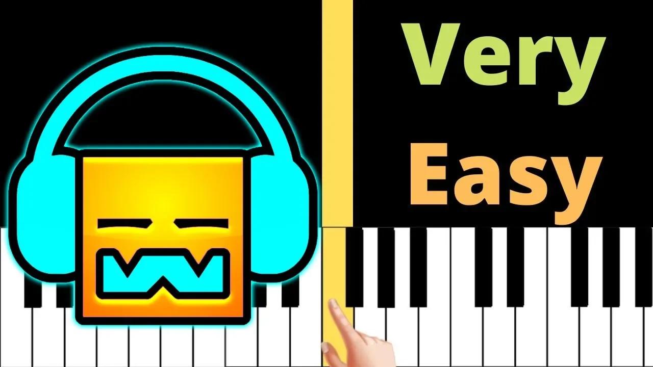 Can't Let Go | GEOMETRY DASH LEVEL 6 - VERY EASY Piano Tutorial