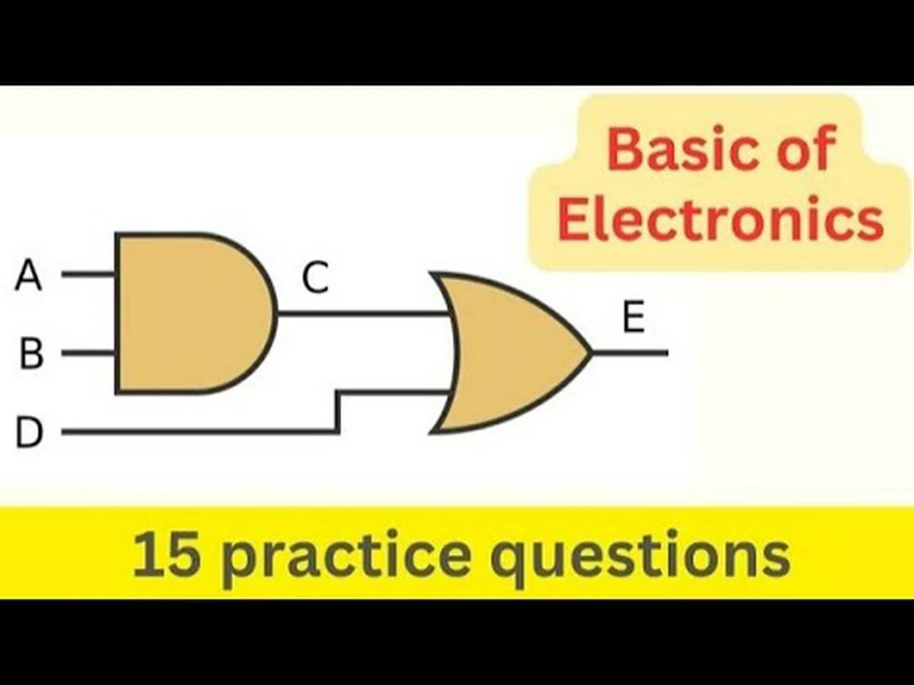Physics Basics of Electronics questions for Grade 12