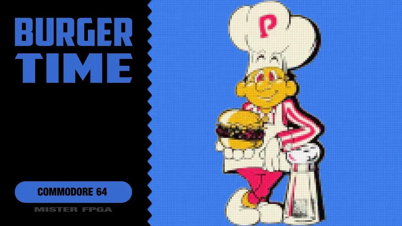 Burger Time | MiSTer FPGA | Commodore 64