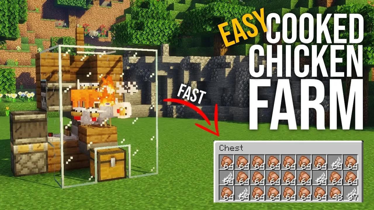 Minecraft: AFK Chicken Farm | Simple Tutorial (1.16+)