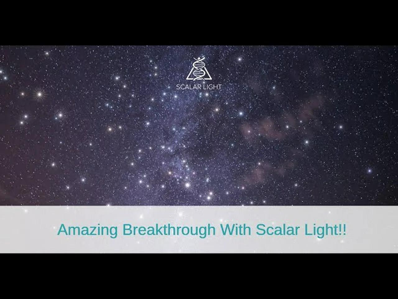 Amazing Breakthrough With Scalar Light!!