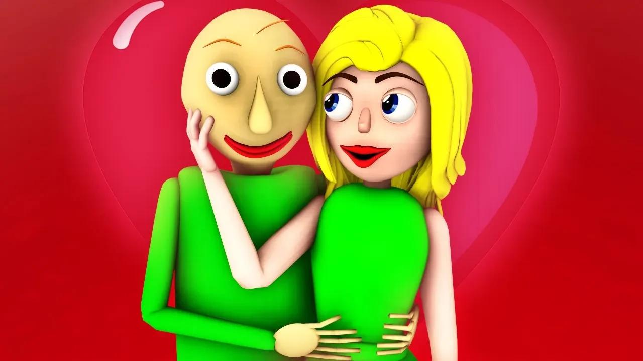 Baldi's Girlfriend - Baldina (Baldi's Basics 3D SFM Animation)
