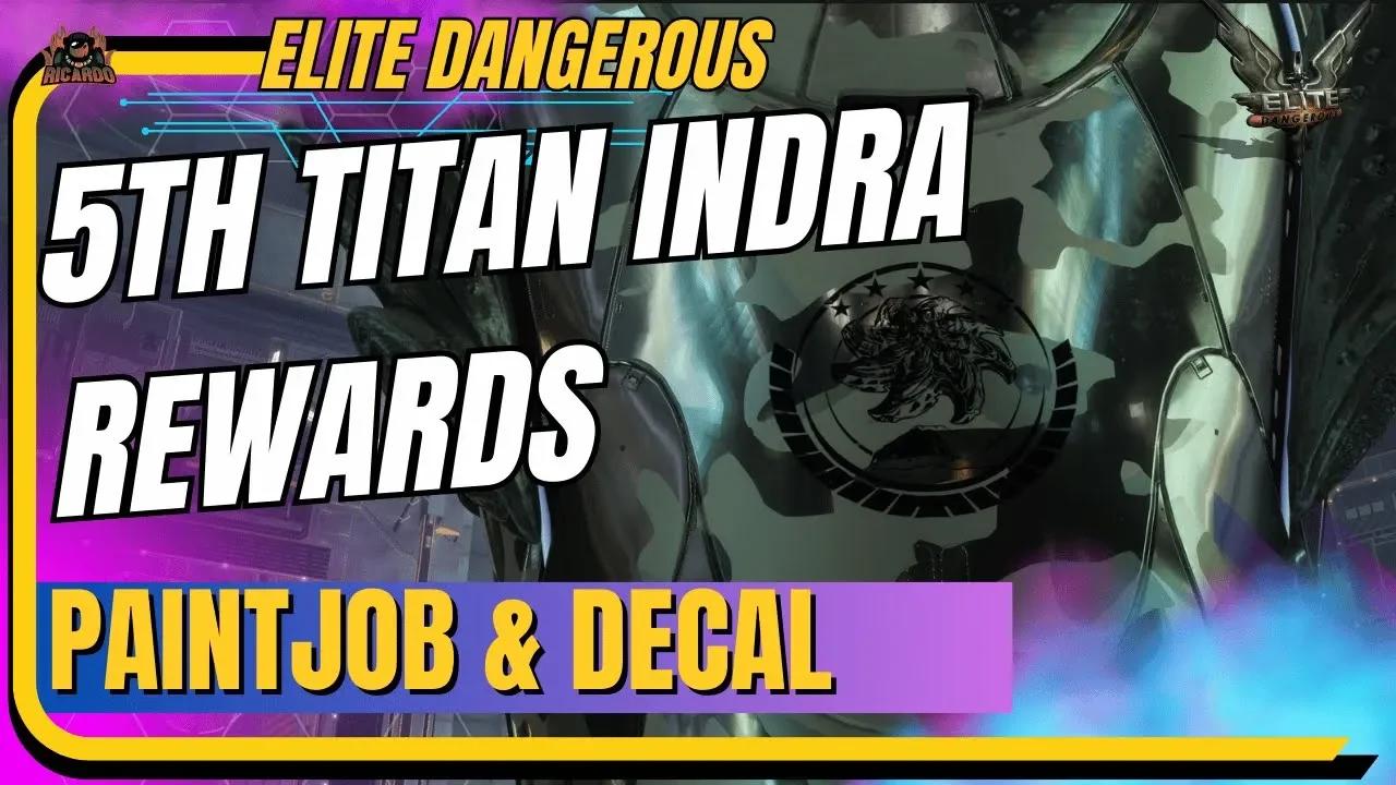 TITAN INDRA Rewards now Available in Elite Dangerous