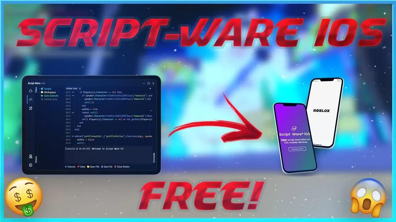 ROBLOX | How to install ScriptWare on iOS and iPad for FREE! Works on ...
