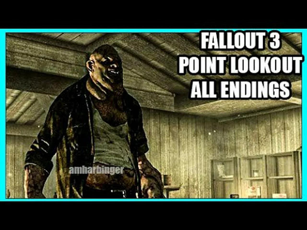 Fallout 3 Point Lookout Longplay 100% All Endings Full Walkthrough