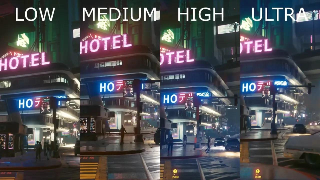 CYBERPUNK 2077 GRAPHIC COMPARISON | Ray Tracing and DLSS OFF
