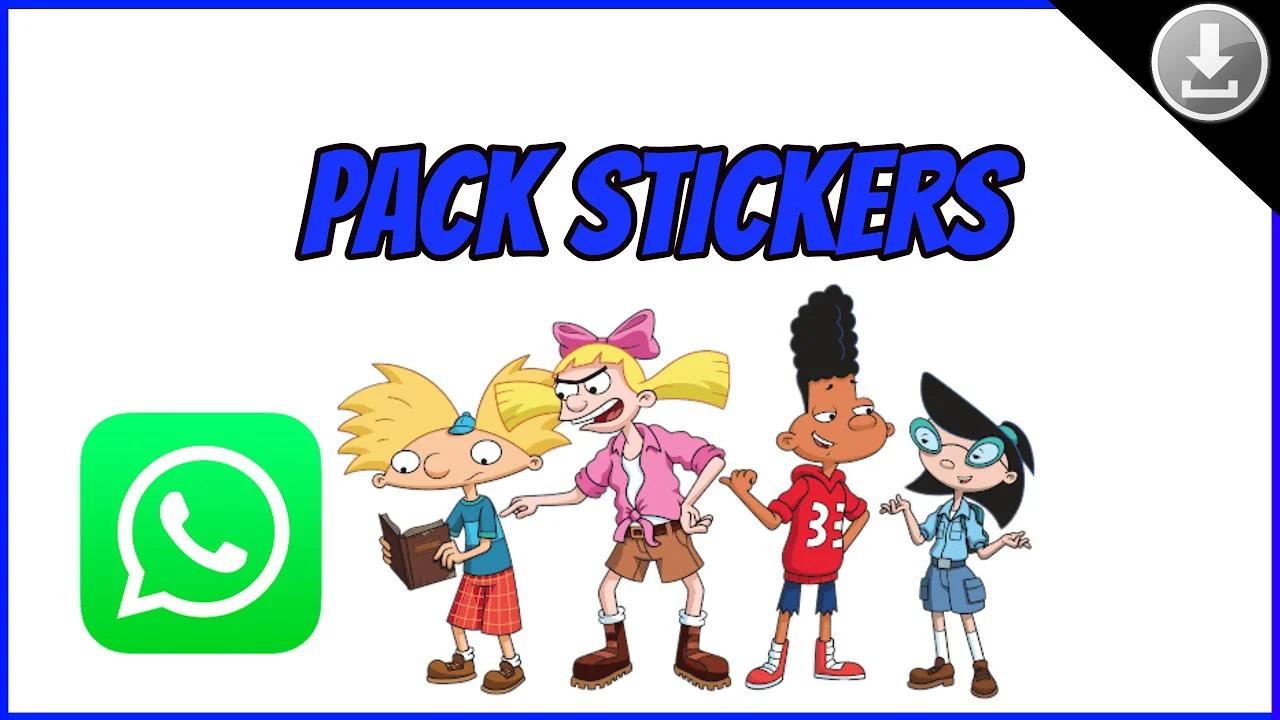 Pack De Stickers De Hey Arnold - Whatsapp Stickers Hey Arnold