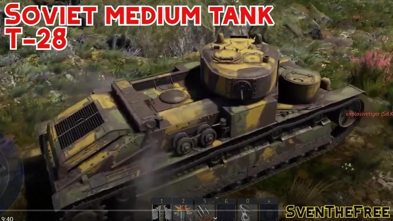 War Thunder T-28 on Karelia - Russian tanks | 05war