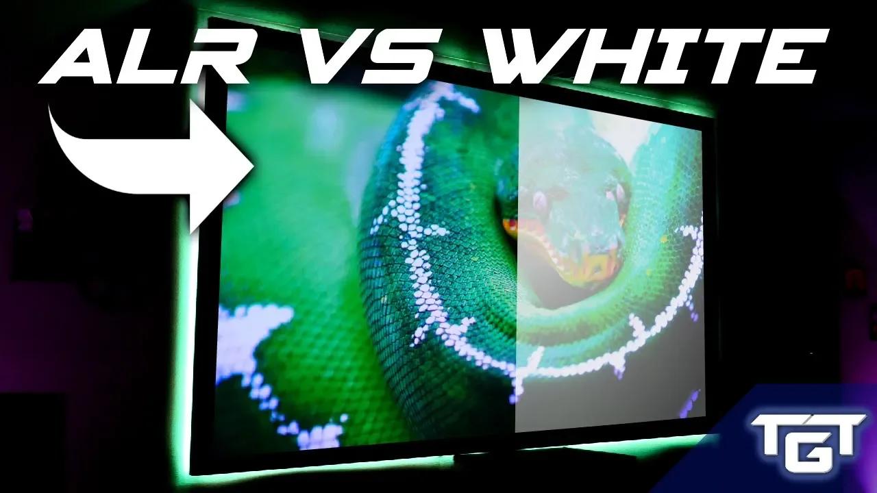 ALR vs White Projector Screen Comparison - Which Is Best For You?