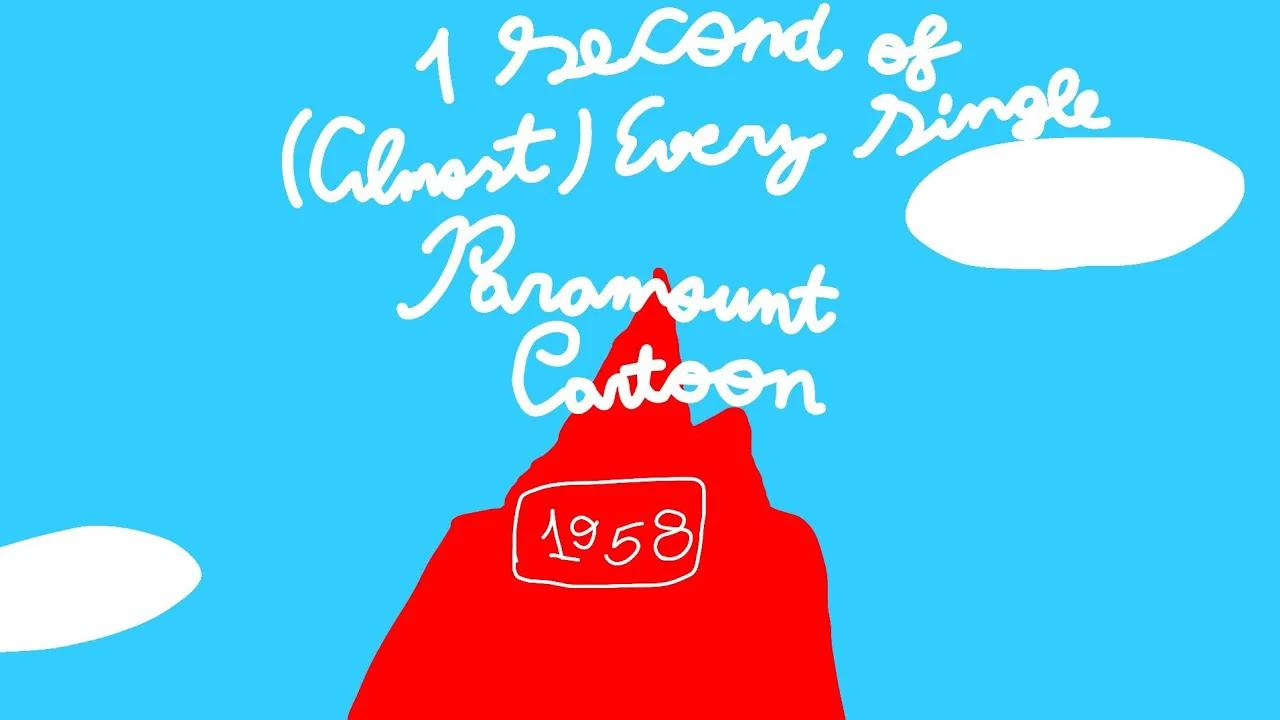 1 Second of (Almost) Every Single Paramount Cartoon (1958)