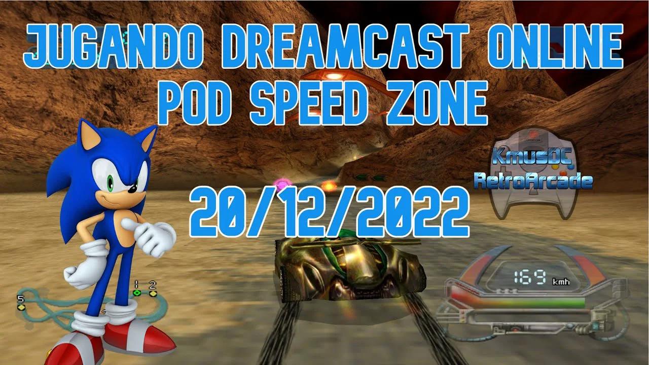 Jugando Online en la Dreamcast | POD Speed Zone | LiveGameplay
