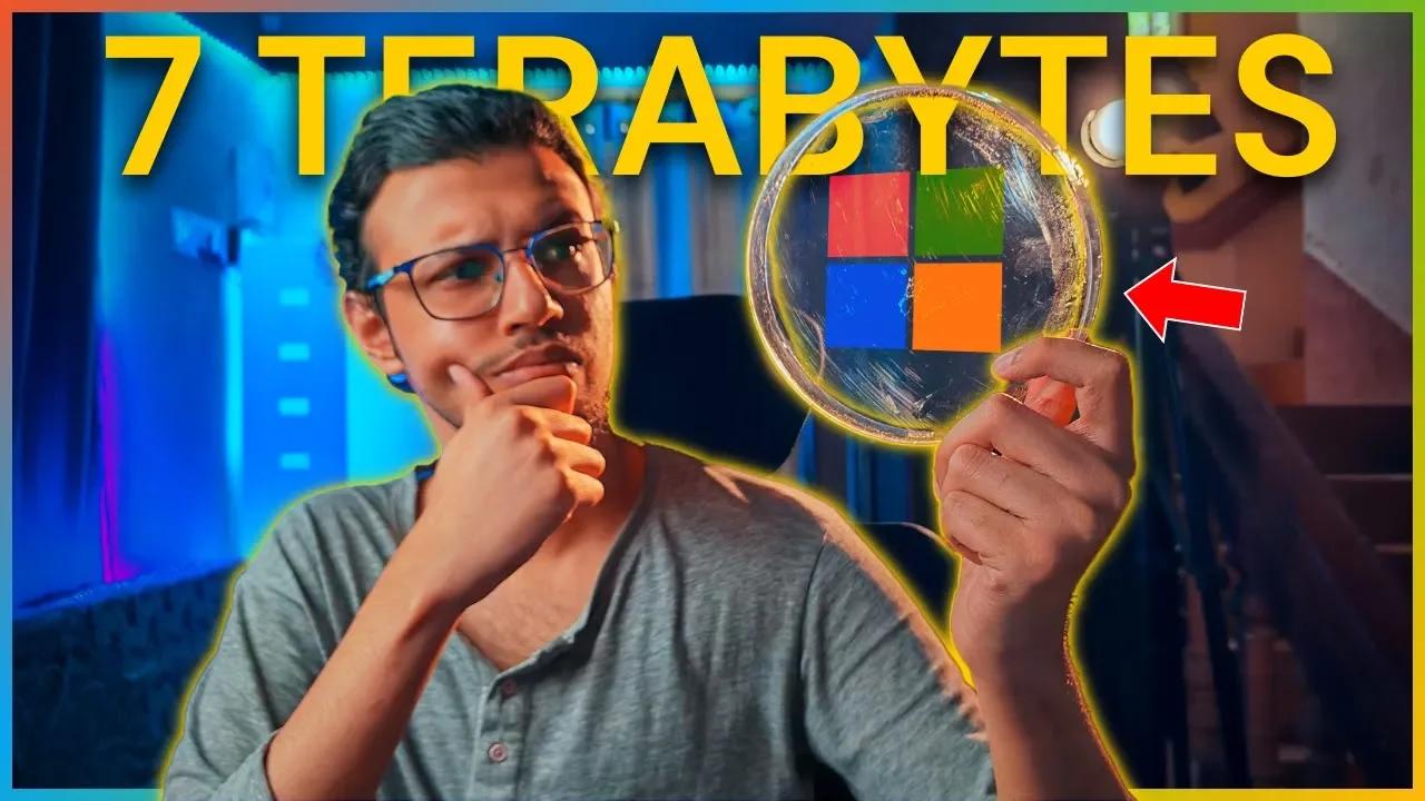 This Microsoft Glass Slab Holds 7 Tb Of Data
