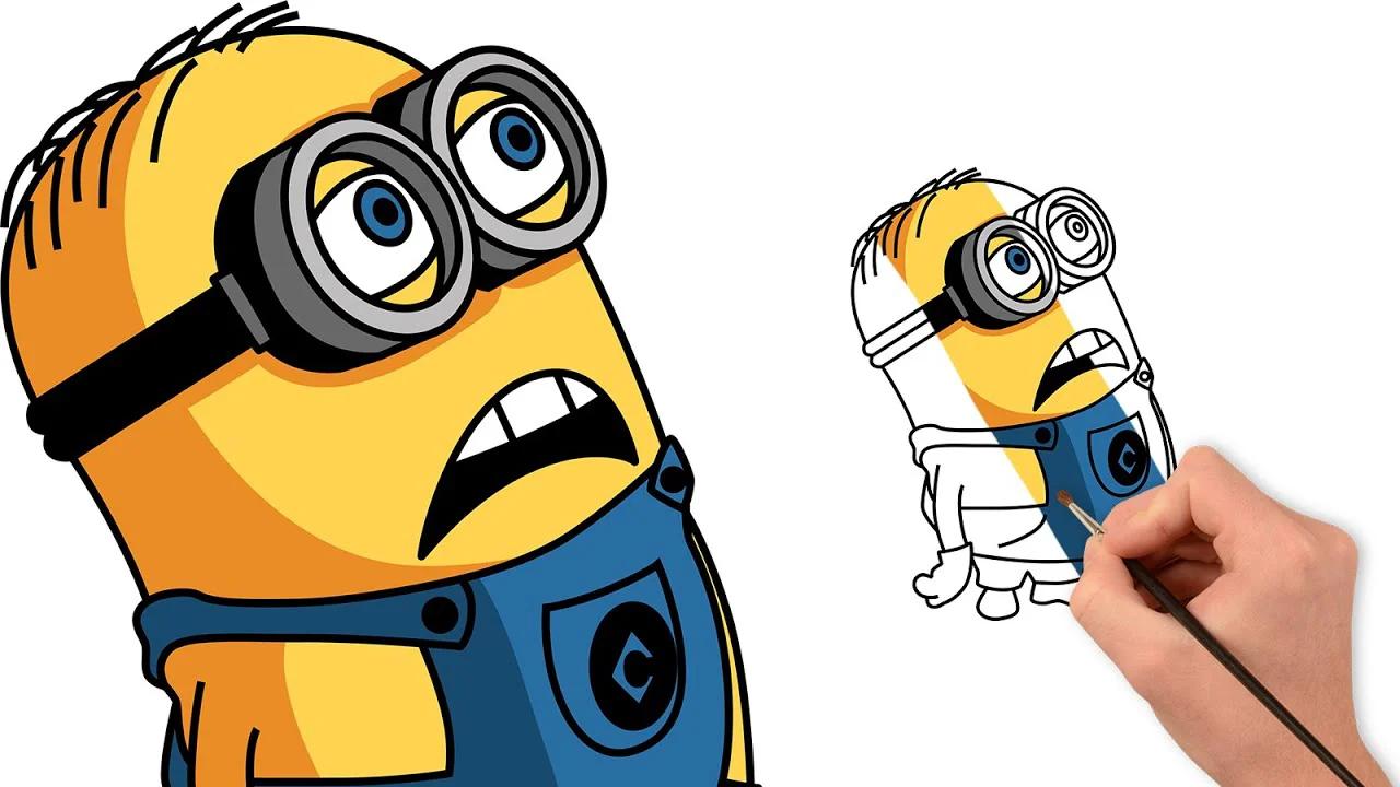 How to Draw Despicable Me 4 Minion - Step by Step