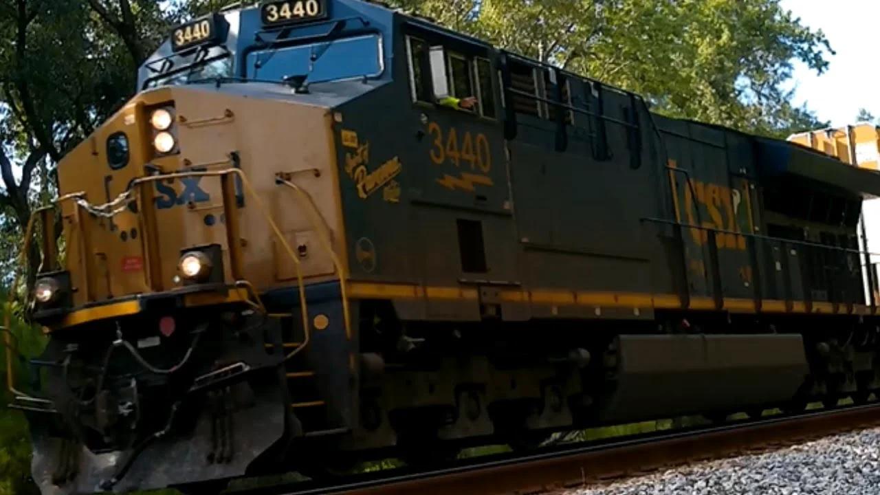 CSX Trains 2024: CSX 3440 Spirit Of Ravenna Leading M211-01 (8/01/24 ...