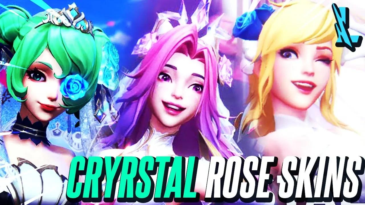 CRYSTAL ROSE SKINS UNVEILED: Wild Rift's Stunning Collection - Must-See