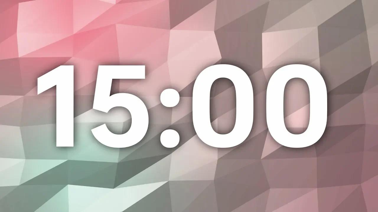 15 Minute Countdown Timer With Ticking Sound Effects And Alarm Cool Timer Digital Timer