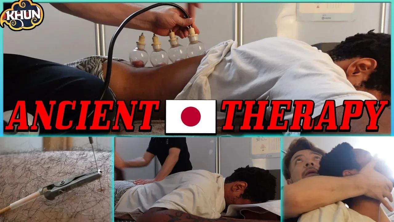 Ancient Japanese Therapy! | Pelvic Alignment, Acupuncture, Cupping