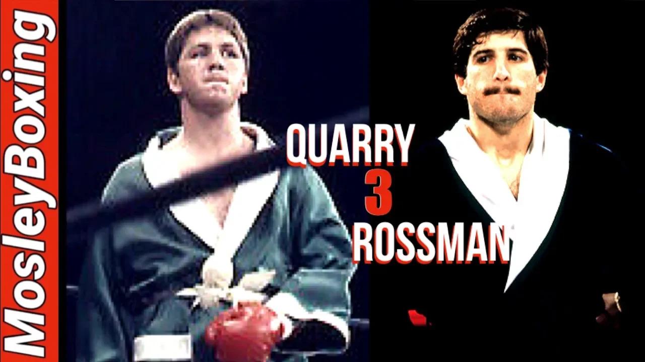 Mike ROSSMAN vs Mike QUARRY | Full Fight | Boxing Highlights