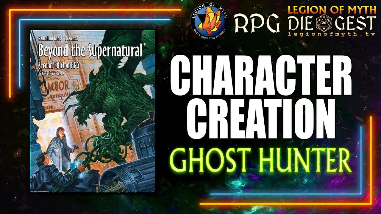 [103-1] - Palladium Books BEYOND THE SUPERNATURAL - Character Creation ...