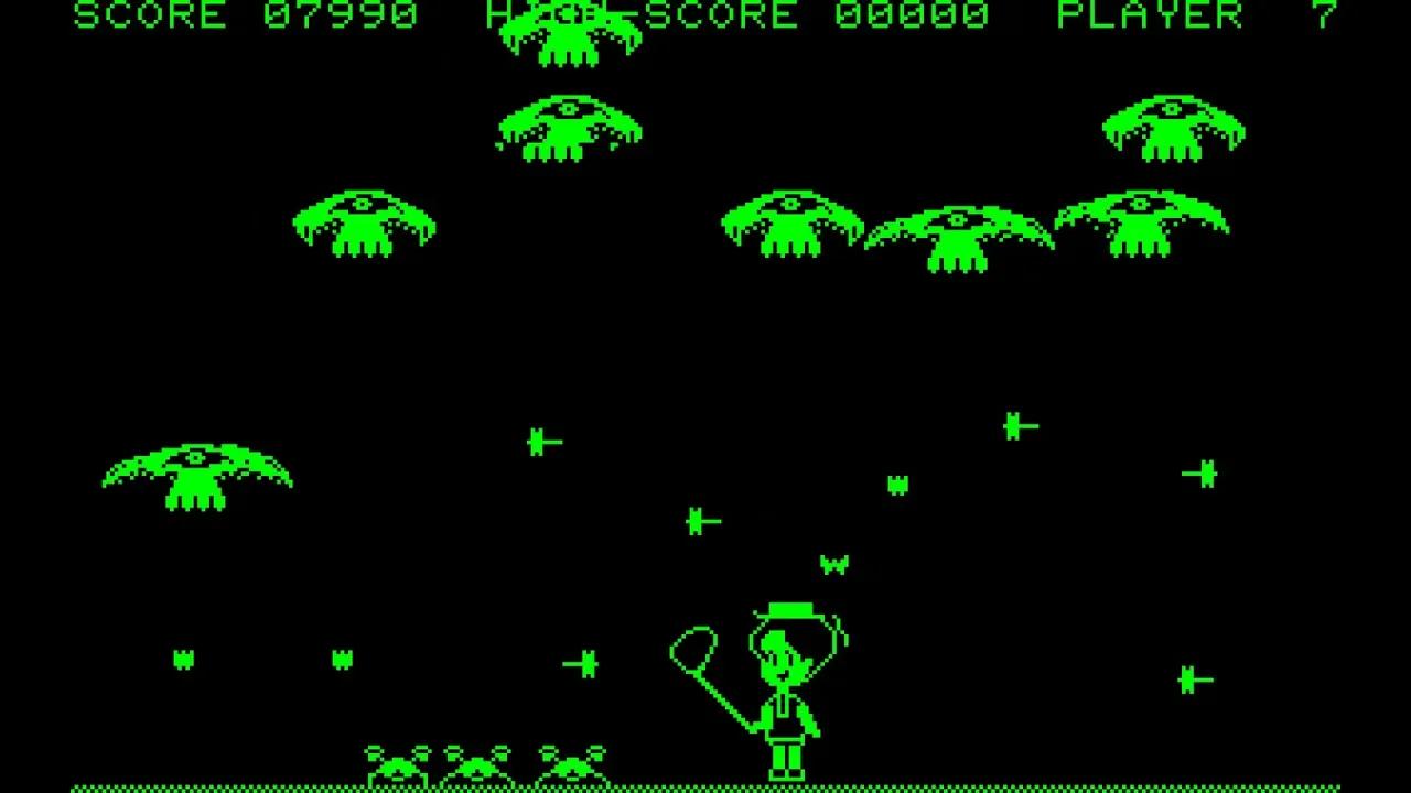 Sharp MZ-80B Game: Insect Catch (19xx)