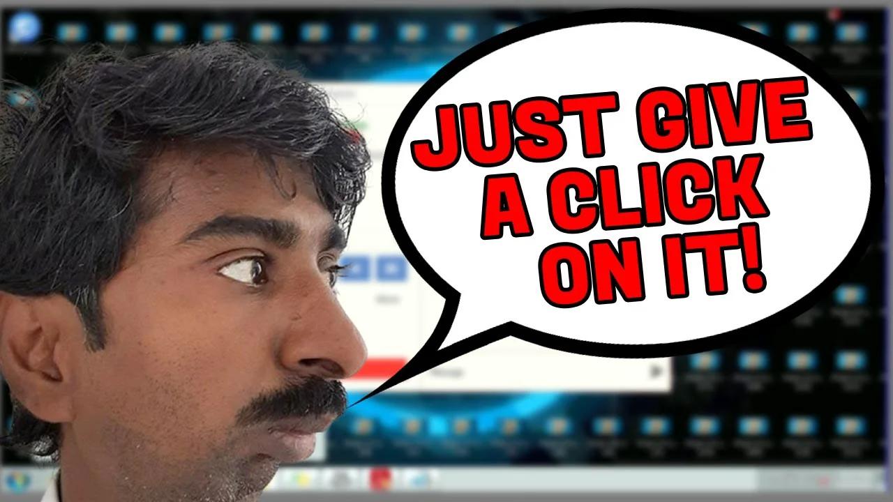 Give a CLICK on IT! Trolling Idiot Refund Scammer!