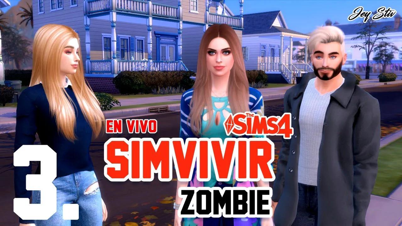 🔴 SIMVIVIR ZOMBIES #3 LOS SIMS 4 CON MODS EN VIVO MODO HARCORE