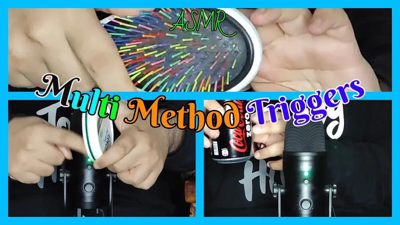 ASMR triggers fast and aggressive && ASMR tapping and scratching
