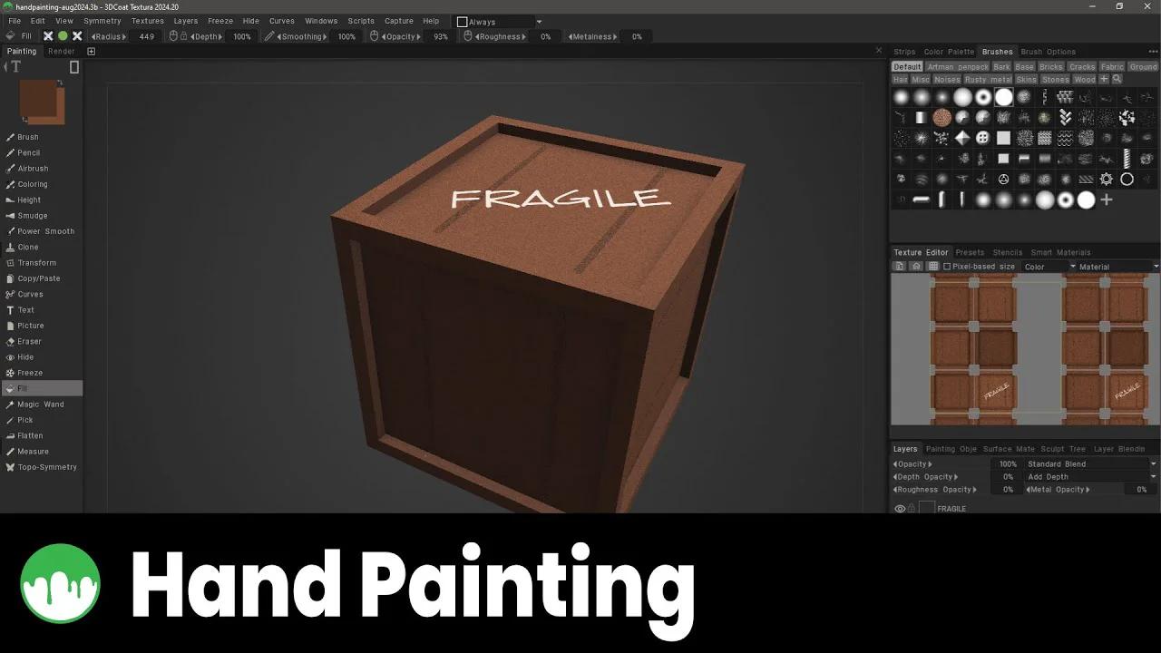 How to hand paint in 3DCoat Textura | Tutorial #Texturing [REQUESTED]