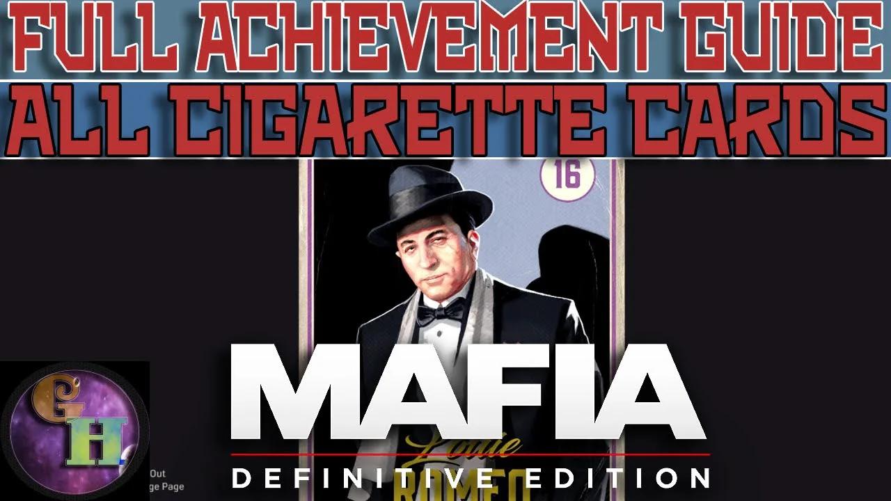 MAFIA DEFINITIVE EDITION COLLECTIBLES GUIDE- ALL CIGARETTE CARDS ...