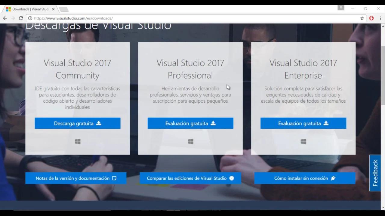 Como Descargar e Instalar Visual Studio 2017 Gratis