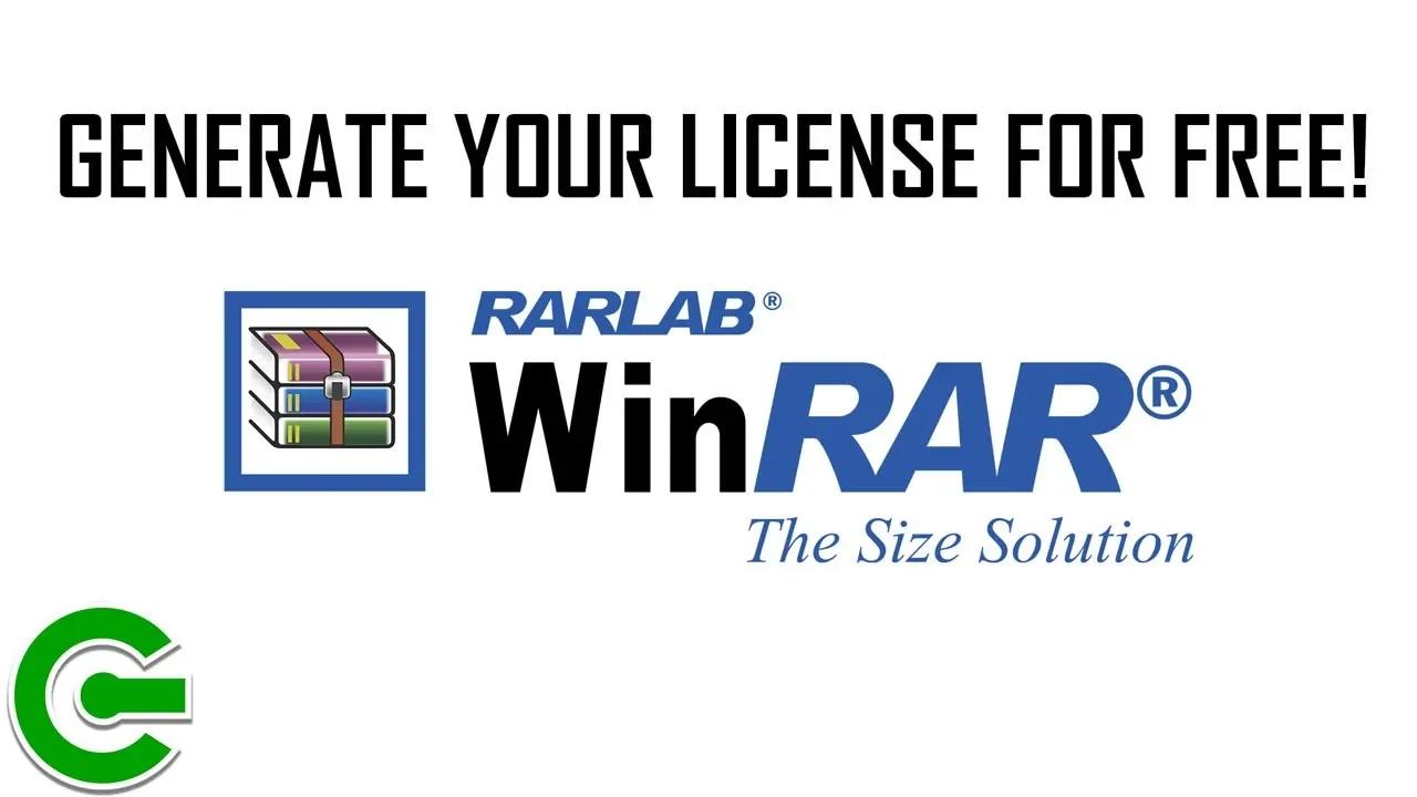 GET YOUR WINRAR LICENSE FOR FREE