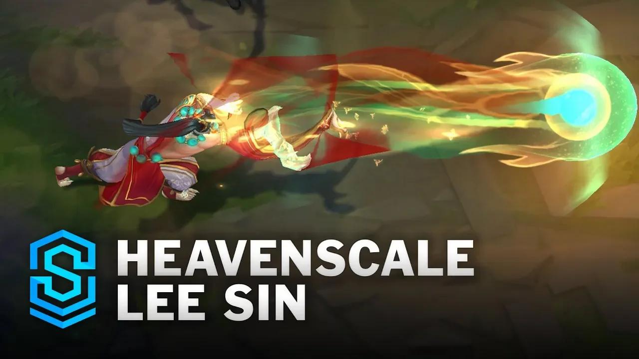 Heavenscale Lee Sin Skin Spotlight - Pre-Release - PBE Preview - League ...