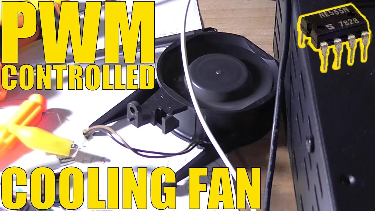 555 Timer Pwm Controlled Cooling Fan