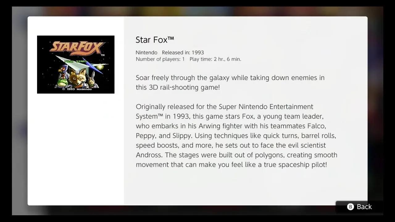ErikH526 - Super Nintendo - Star Fox - Nintendo Switch - 12-29-2020